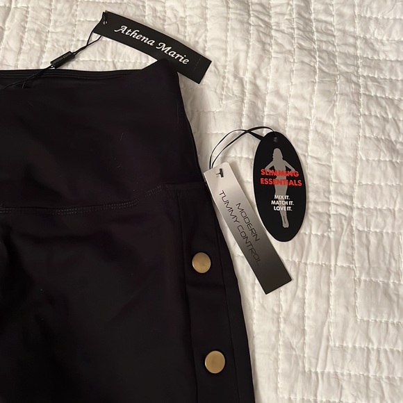 Athena | Pants & Jumpsuits | Athena Marie Slimming Essentials Cute Button Pants Size Small Nwt ...